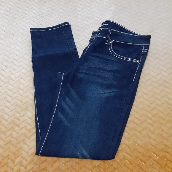 Polyjeans | Jeans | Juniors Polyjeans Embellished Size 5 Euc | Poshmark